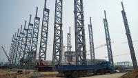 China Long Span Steel Structure Workshop Q235 Q355 Sandwich Panel Industrial Building for sale