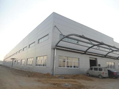 China Galvanized Steel Structure Workshop Factory , H Shape Steel Beam Building for sale
