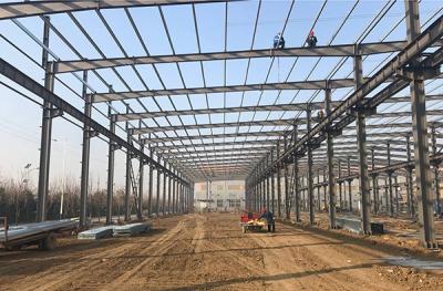 China Customized Pre Engineered Building H Section Steel Warehouse Workshop for sale