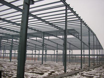 China Industrial Heavy Steel Structure Building , 3D Drawing Heavy Metal Construction for sale