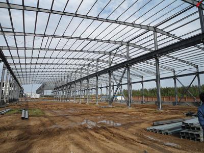 China Affordable Heavy Steel Structure Construction With Vertical Columns / Horizontal Beams for sale