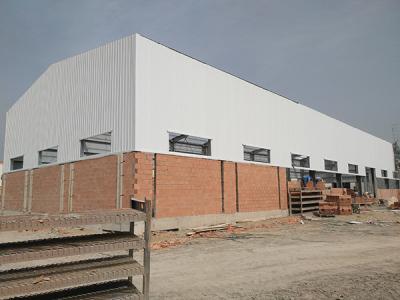 China Fast Construction PEB Steel Structure Factory , Commercial Large Span Steel Buildings for sale