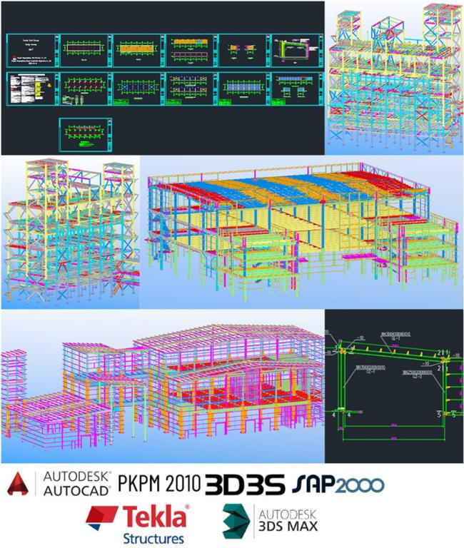 Custom steel structure workshop design