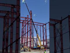 Magazzino di costruzione d'acciaio della struttura d'acciaio della costruzione prefabbricata del sistema della struttura del metallo dei fornitori