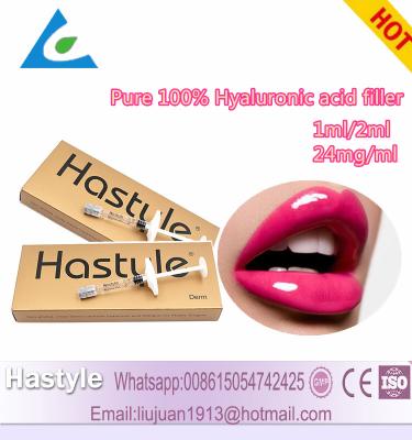 China 2ml Hastyle 100% cross-linked injectable anti wrinkle lip enhancement hyaluronic acid filler ha injection for sale