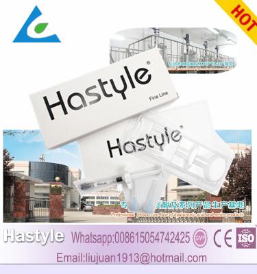 China 2ml Wholesale sterile Hastyle cross Linked injectable anti wrinkles filler acid hyaluronic ha injection for sale