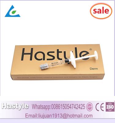 China 2ml sterile Hastyle nose lip cheek enhancement hyaluronic acid dermal filler ha injection for sale