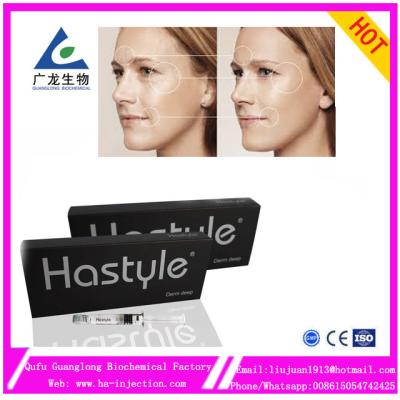 China 2ml 2017 hot sale facial HA gel injection Hyaluronic acid filler injectable dermal filler mesotherapy for sale