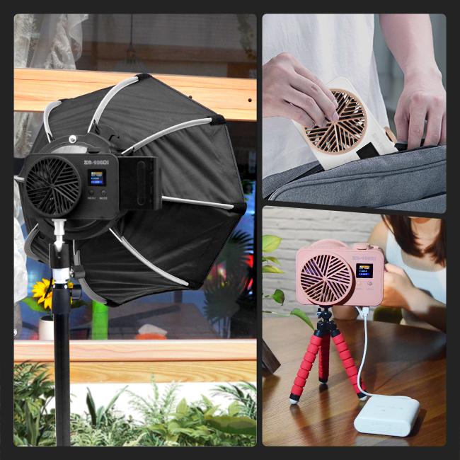 App Control Cob Led Video Light 30000lux With Desktop Stand 100w Power Bank Charging Fill Lamp For Lighting Set 6