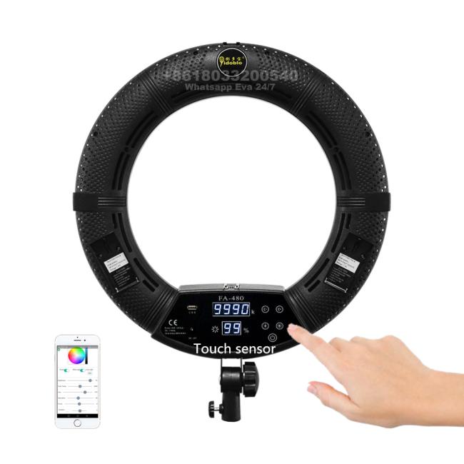 FE-480II Wall mount ring light 18'' 45cm for Live Streaming Game tiktok Makeup Beauty Video Studio Photo Circle Lamp