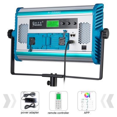 China painel video da luz do estúdio do diodo emissor de luz da luz A-2200C RGBW do diodo emissor de luz de 180W RGB à venda
