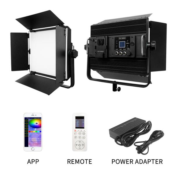12000lm RGB LED Panel Photography DMX Multi Control SMD Camera Video Lighting Equipment