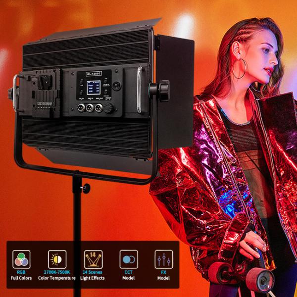 12000lm RGB LED Panel Photography DMX Multi Control SMD Camera Video Lighting Equipment