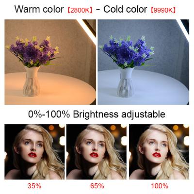 China 40W 4ft Daylight Warm White LED Tube Light 95ra Handheld Selfie 2800K-9990K Bi Color for sale