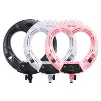 China 96W Heart Shaped Ring Light 18 Inch SMD LED Selfie Light with Remote Control AC/DC Powered for sale