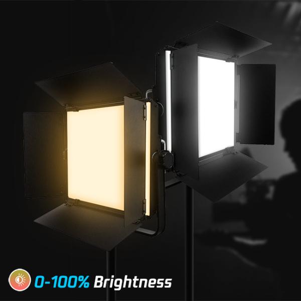 50000LM Metal RGB LED Studio Lights 2800k Tv Stage Film Shooting Photography Lighting