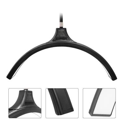 China 60 W Lash LED Half Moon Light With Stand Phone Holder For Makeup Eyebrow Tattoo Half Ring Lamp for sale