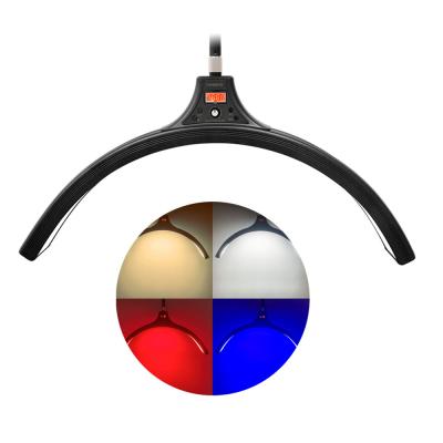 中国 赤い光の顔の構造 6000lux は三脚が付いている月光 Usb の再充電の化粧品の照明キットを導きました 販売のため