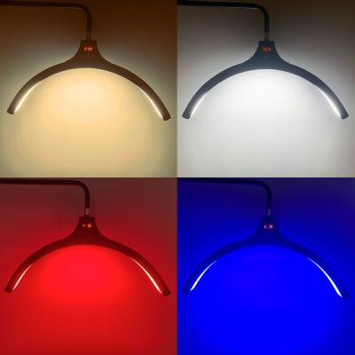 China 60W LED Half Moon Light For Filming Beauty Eyelash Eyebrown Nailtech Ring Lamp for sale