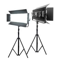 China 200W LED Video Studio Light 2700K-7500K Dimmable CRI95 Remote Control Panel Light for sale