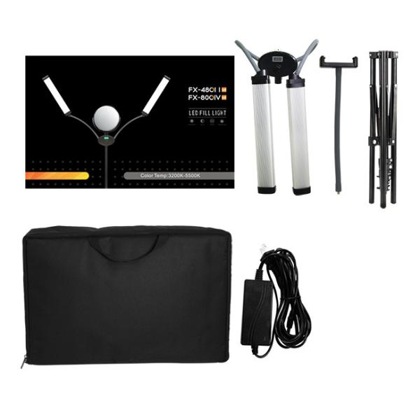 DC14.5v Two Arm Lash Light With Phone Holder Adjustable Brightness 100%