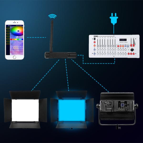 Full Cct Led Display Board Rgb Video Light 120watt Soft Panel Lamp For Live Streaming