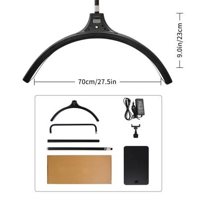 Cina Makeup Beauty LED Half Moon Light For Tattoo Eyelash Extension Half Moon Led Fill Light in vendita
