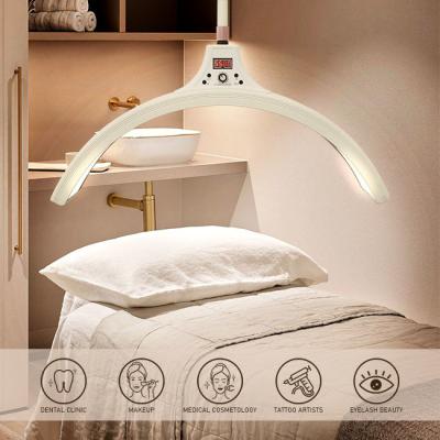 China Foldable 7500k Half Ring Moon Light 60w Eyebrow Makeup For Beauty Studio for sale
