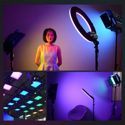 Cina Dc 26v RGB LED Video Light Aluminum Alloy Panel Lights 300w Professional Film Lighting in vendita