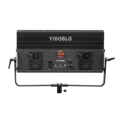 Cina Daylight photography bi color panel light led 3200-5500k camera flash lights full metal video lighting equipment 300w in vendita