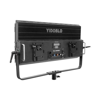Cina Yidoblo Professional film illuminazione led video luci GL-3000bi 300W bi film a colori di ripresa luce morbida lampada fotografica in vendita