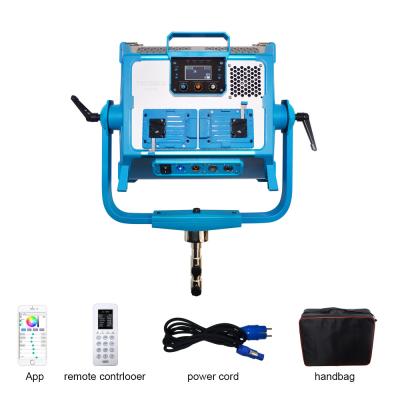China 200w high power square LED flat panel light RGB light 2800-9900k suitable for live broadcast social media shooting fill light for sale