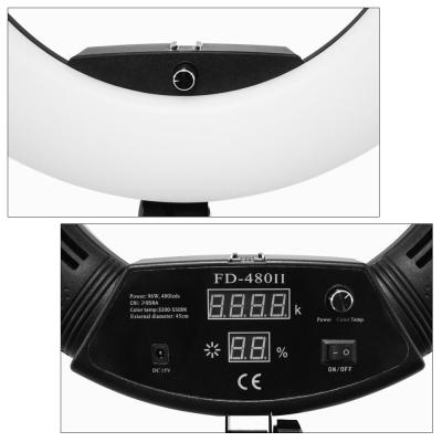 Cina Yidoblo Sefie Ringlight Fd-480ii Cri 95+ 9600lux Anello Led Luce Trucco per Trucco Cura della Pelle Bellezza Unghie in vendita