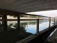 Quality Flood Control Landscape Sealed Waterproof Aluminum Glass Flood Control Wall for sale