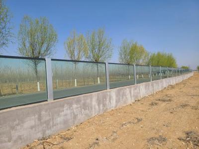 China Aluminum And Tempered Safety Glass Flood Embankment for sale