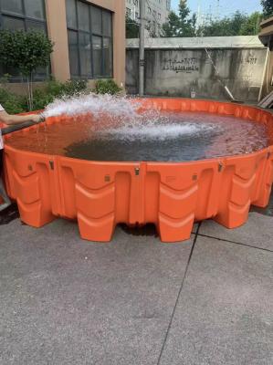 China Customizable L Shaped ABS Water Injection Barrier 1m Temporary Flood Control Board for sale
