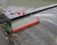 Quality Free Standing ABS Flood Barrier Removable And Detachable Water Retention for sale