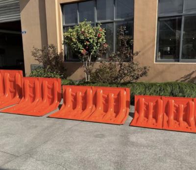 China Orange Water Barrier Temporary Flood Control Board For Subway Entrances And Exits for sale