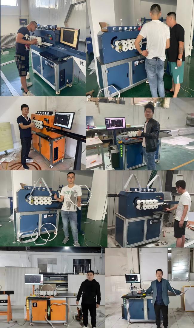 Easy to Operate Mini Aluminum Profile Mirror Frame Bending Machine Rounding Bending Machine Sign