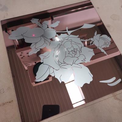 Cina Air Cooling 2022 Laser Embossed Etching Machine per incisione di piastre decorative per ascensori in vendita