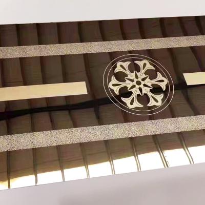 Cina Laser CNC a incisione a reticolo per la piastra in acciaio inossidabile decorativa a colori più grande del mondo in vendita