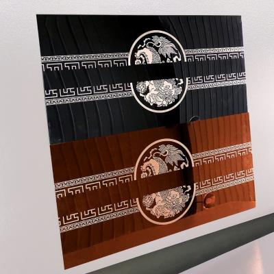 Cina Laser CNC a incisione a reticolo per la piastra in acciaio inossidabile decorativa a colori più grande del mondo in vendita