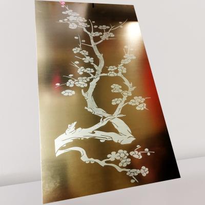 Cina Ingegnere d'oltremare Macchina di incisione in acciaio inossidabile per incisione completa su fogli decorativi in vendita
