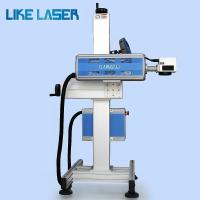China CO2 Flying Laser Marking Machine 30W for Online Production Date Coding on Plastic Labels for sale