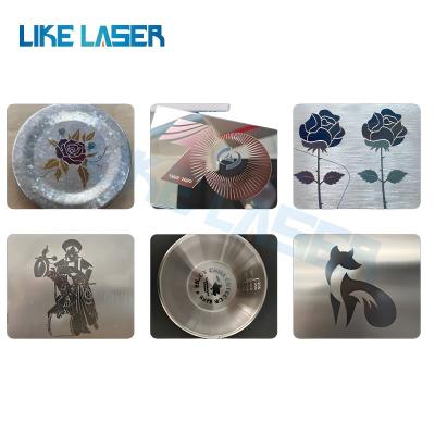 Cina Macchina di marcatura laser a onde continue per metallo 20W 30W 50W 100W Fibra a colori dinamici 3D in vendita
