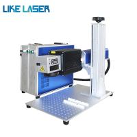 China 30W Fiber Laser Marking Machine Split Type Raycus MAX Laser Source 110x110mm Marking Area for sale