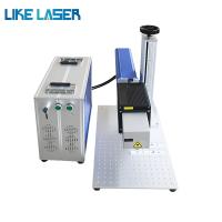 China 30W Fiber Laser Marking Machine Split Type Raycus MAX Laser Source 110x110mm Marking Area for sale