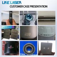 China 30W Fiber Laser Marking Machine Split Type Raycus MAX Laser Source 110x110mm Marking Area for sale