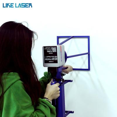 China 30W 50W 60W 80W 100W Handheld Fiber Laser Marking Machine for Color Fiber Engraving for sale