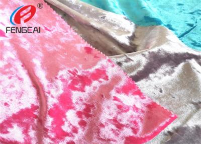 China Shiny Ice Velvet 95% Polyester 5% Spandex  Fabric Knitting Breathable Fabric for sale